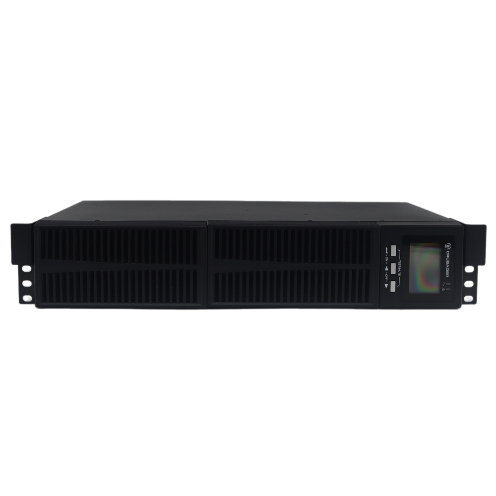 Источник бесперебойного питания ИБП Crusader Stabline RTIO-3000VA (3000Ва, 2700Вт, 8xIEC320, LCD, USB type-B, 1xRS232, SNMP-слот, чистая синусоида)