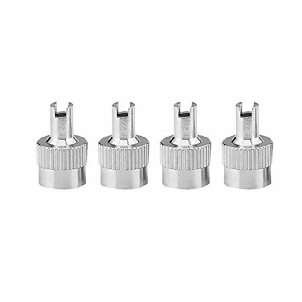 4 шт. колпачки ниппелей silver