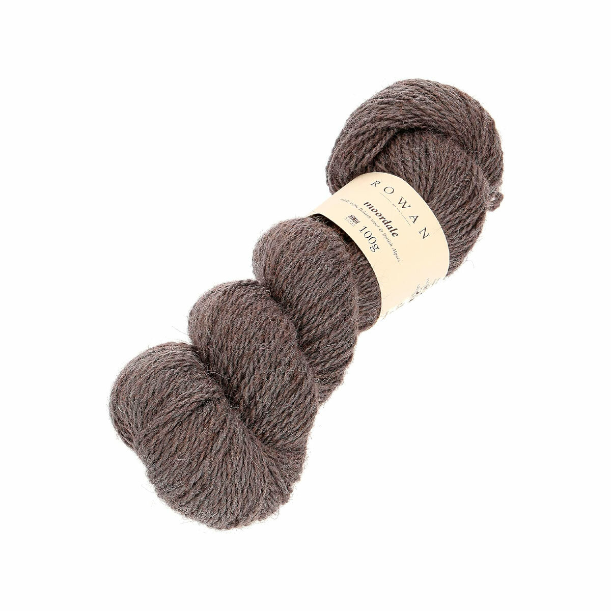 Moordale /Мурдейл/ пряжа Rowan (70% шерсть, 30% альпака), 9802220 (012, *, серый)