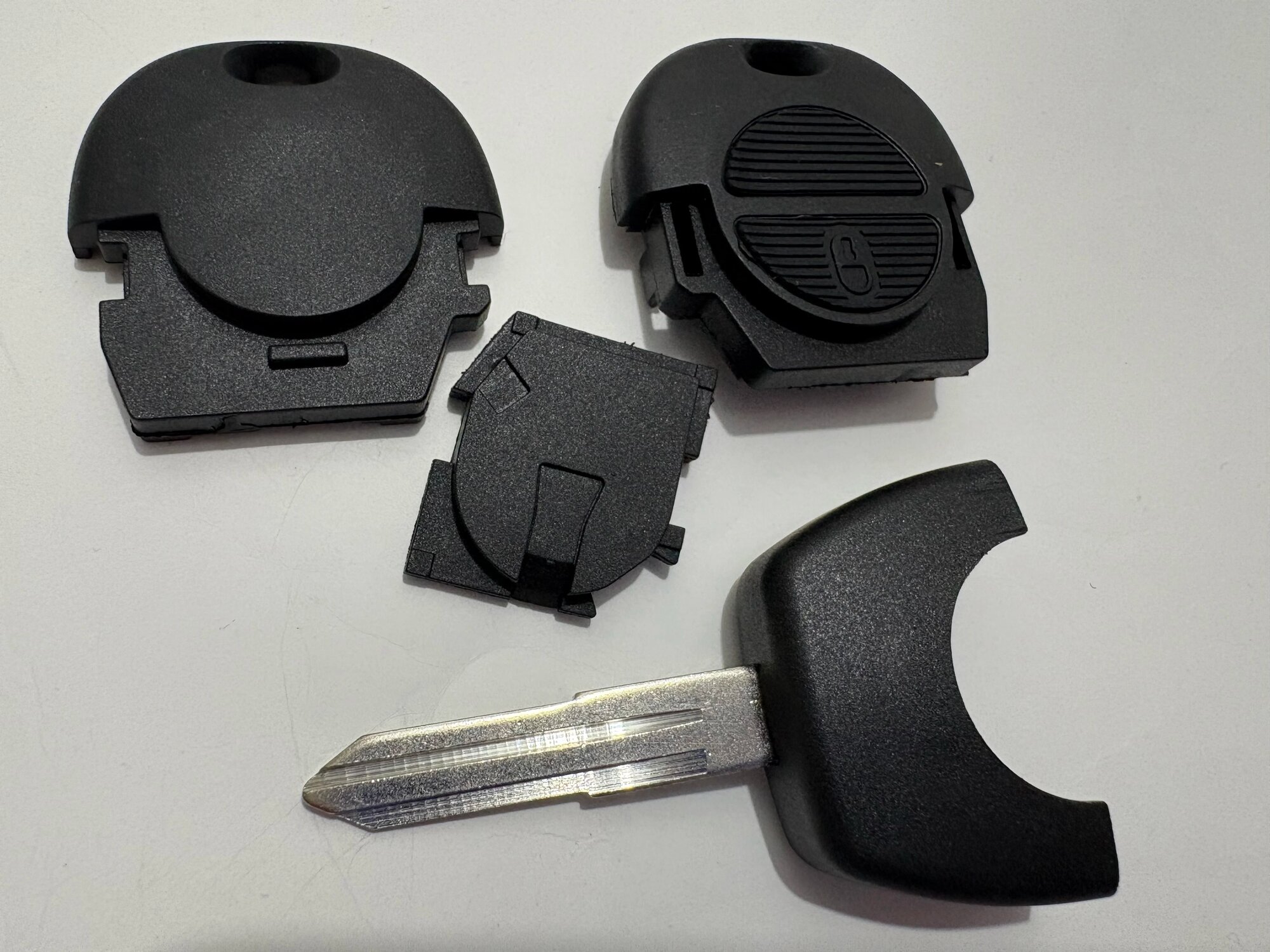 Резиновый пульт дистанционного управления с 2 кнопками для Nissan NATS, чехол для ключей Almera Micra PRIMERA X-TRAIL, без логотипа, пластиковый корпус, автомобильные аксессуары