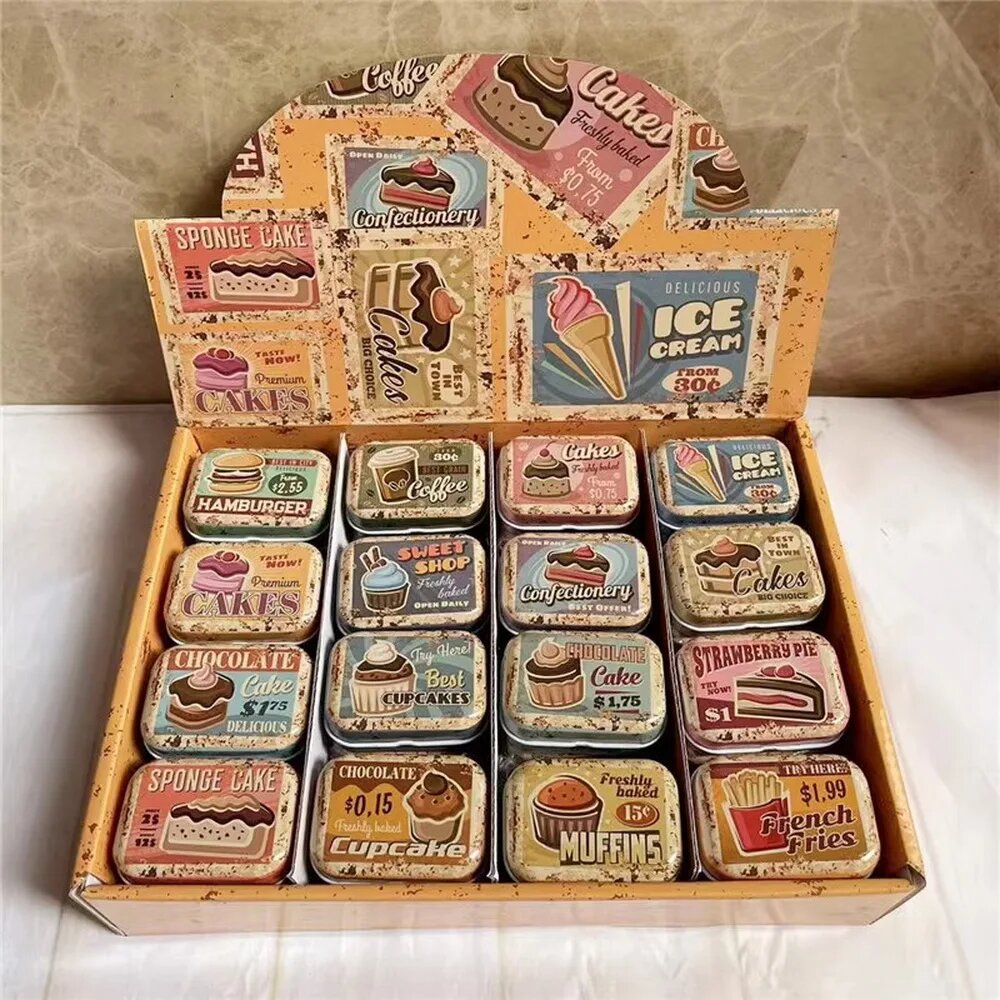 Мини жестяные коробочки Shinin Cloud 32 шт. 1 Box 32pcs