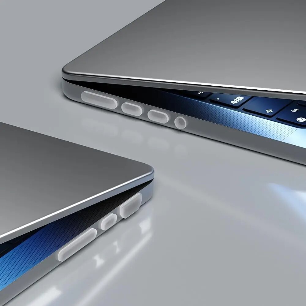 Набор силиконовых пылезащитных чехлов для ноутбука MacBook 2024 2025 Air 13,6 "15,3" M1 M2 M3 M4 A2941 A2681 A3114 A3240 A3241 A3186