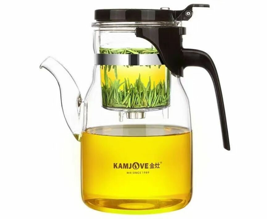 Типод (Чайник заварочный с кнопкой Гунфу), заварник для чая Kamjove K-208 900 мл. с носиком