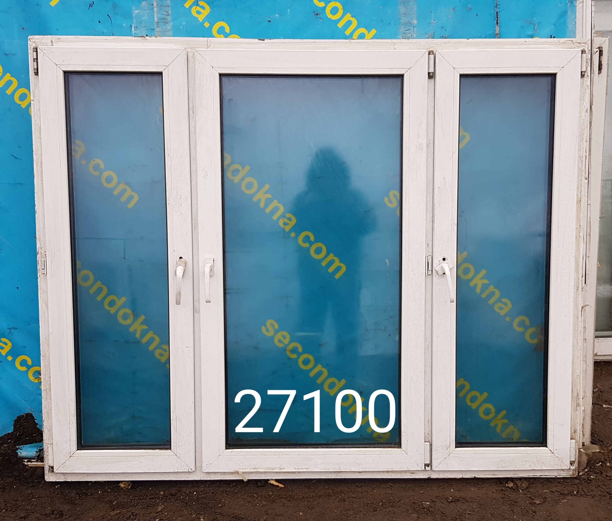 Пластиковое окно Б/У 1420(в)х1750(ш)