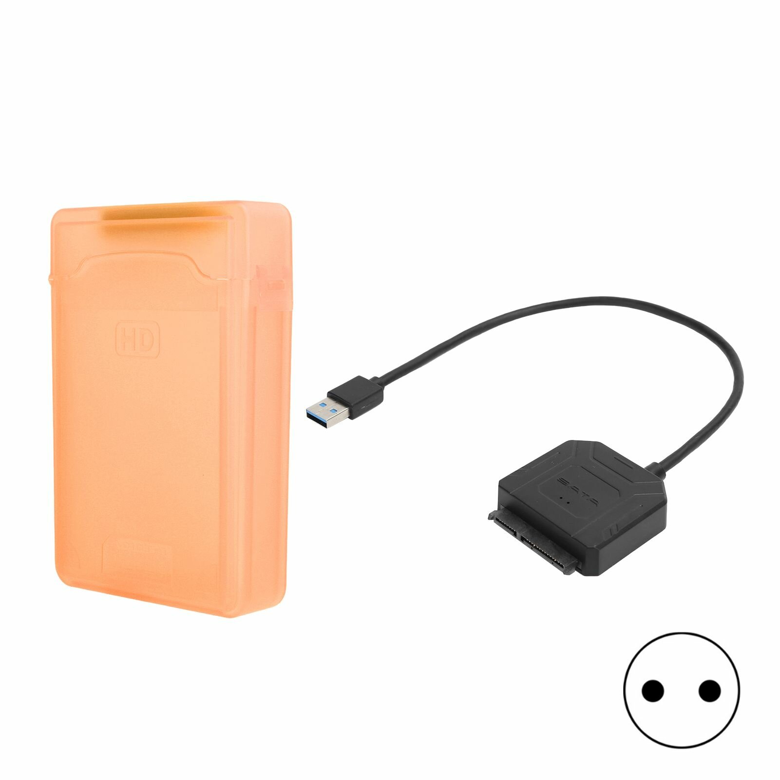 Кабель-адаптер HDD/SSD с блоком питания 100-240 В