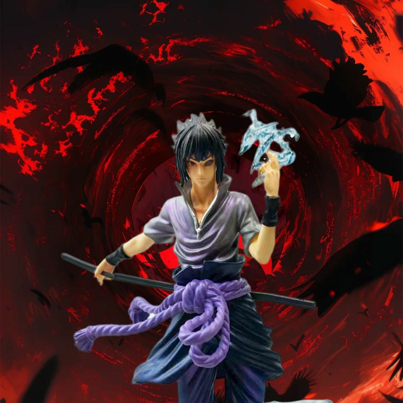 Коллекционная фигурка Легендарные ниндзя в боевой форме Наруто, Саске, Минато, Какаши и Итачи, аниме статуя