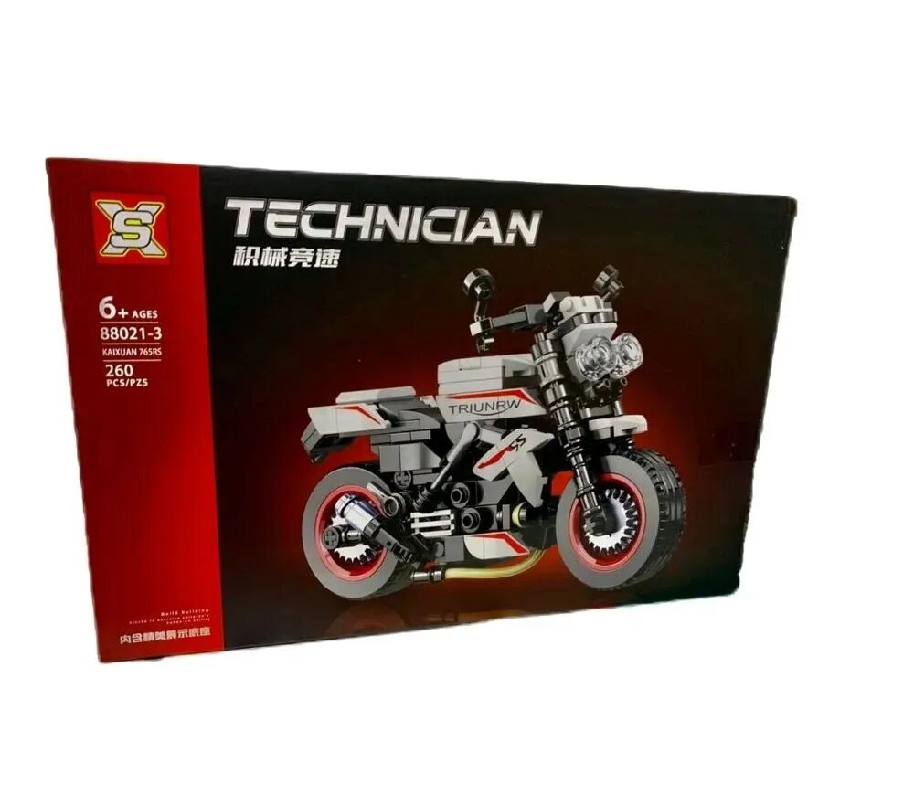 Конструктор Техник Мотоцикл Triumph Rocket 3 88021-3 / 260 деталей