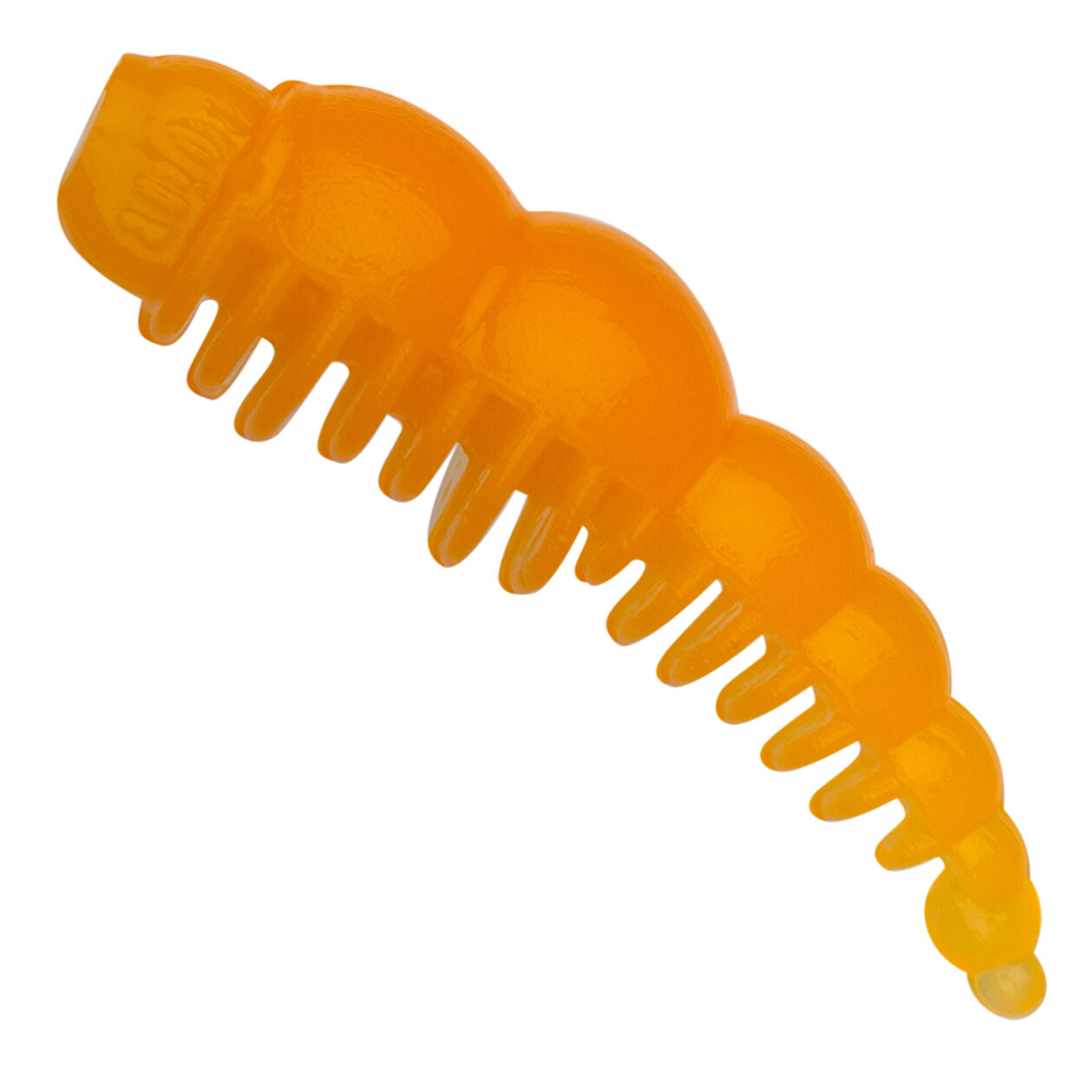 Силиконовые приманки для рыбалки BORODA BAITS LARVA, оранжевый, сыр / Форелевые приманки