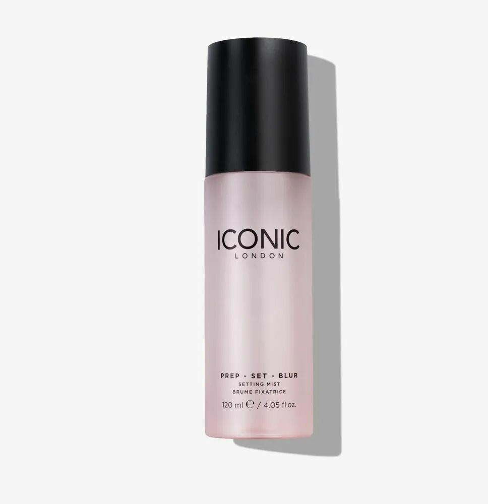 Невесомый, матирующий спрей для фиксации макияжа ICONIC London Prep-Set-Blur setting mist 120ml