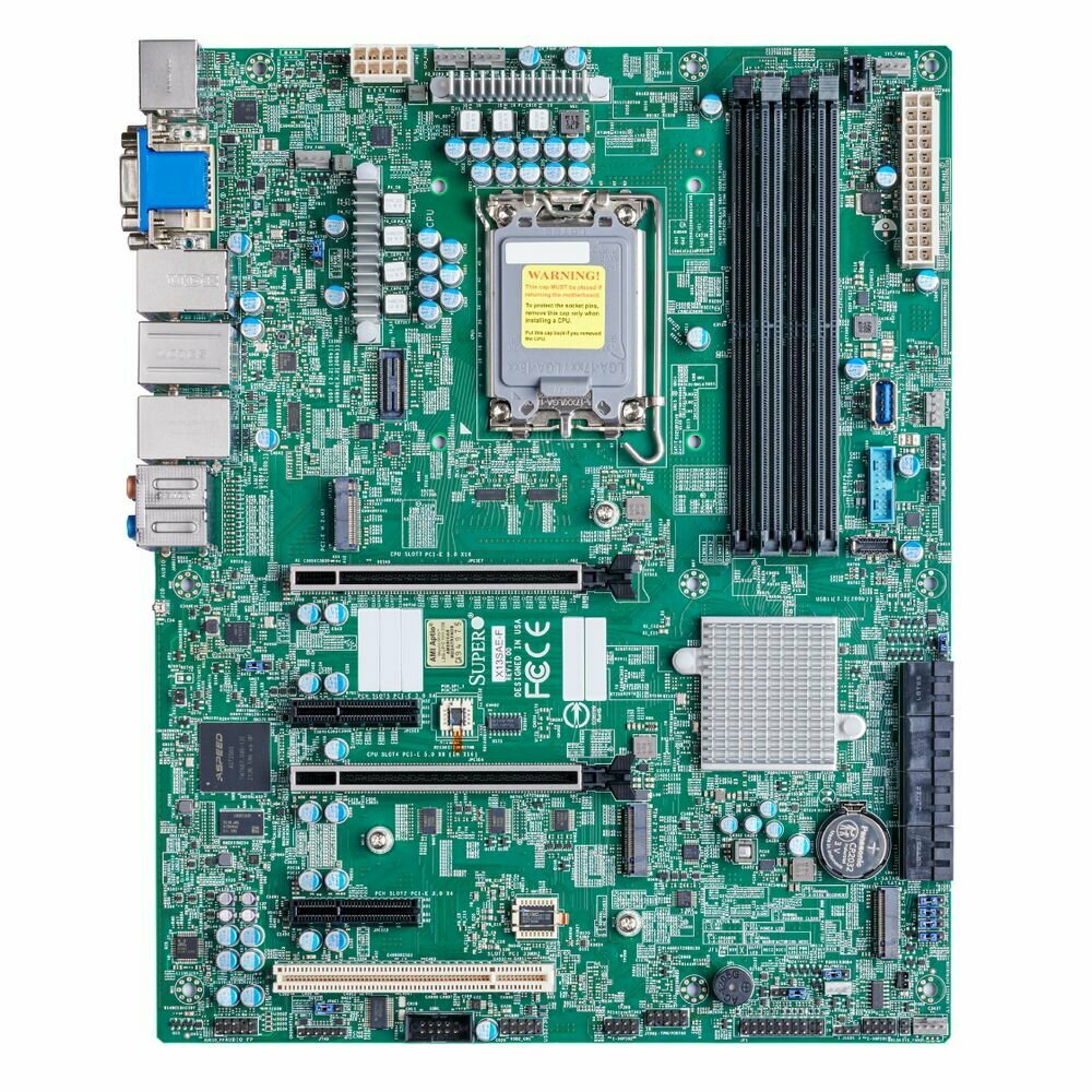 Материнская плата SuperMicro MBD-X13SAE-F-O, LGA1700, Intel W680, ATX, RTL (MBD-X13SAE-F-O)