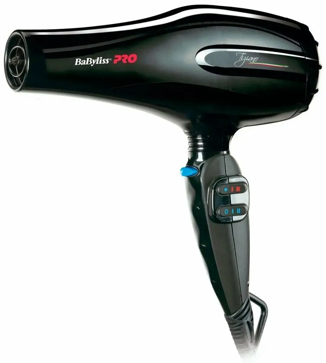 Фен BaByliss PRO BAB7500IE, ионизация, 3 температурных режима, 2 скорости, черный