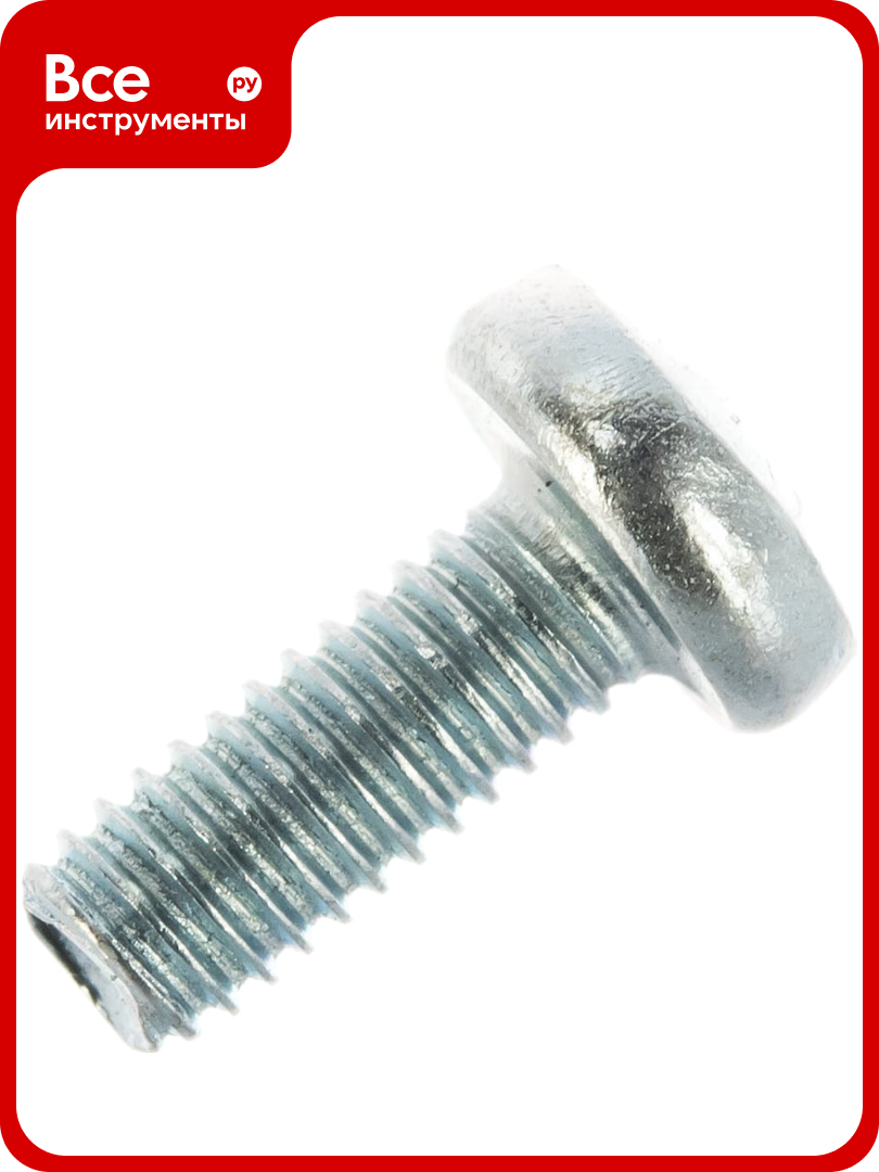 Винт креп-комп полуцилиндрическая головка, цинк, DIN стандарт, стальная конструкция, цинковое покрытие