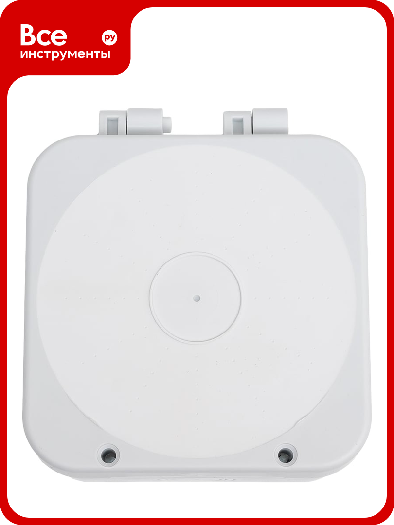 Коробка монтажная распределительная двухкомпонентная для видеокамер Рувинил тусо 133x120x60 мм HF IP68 белая