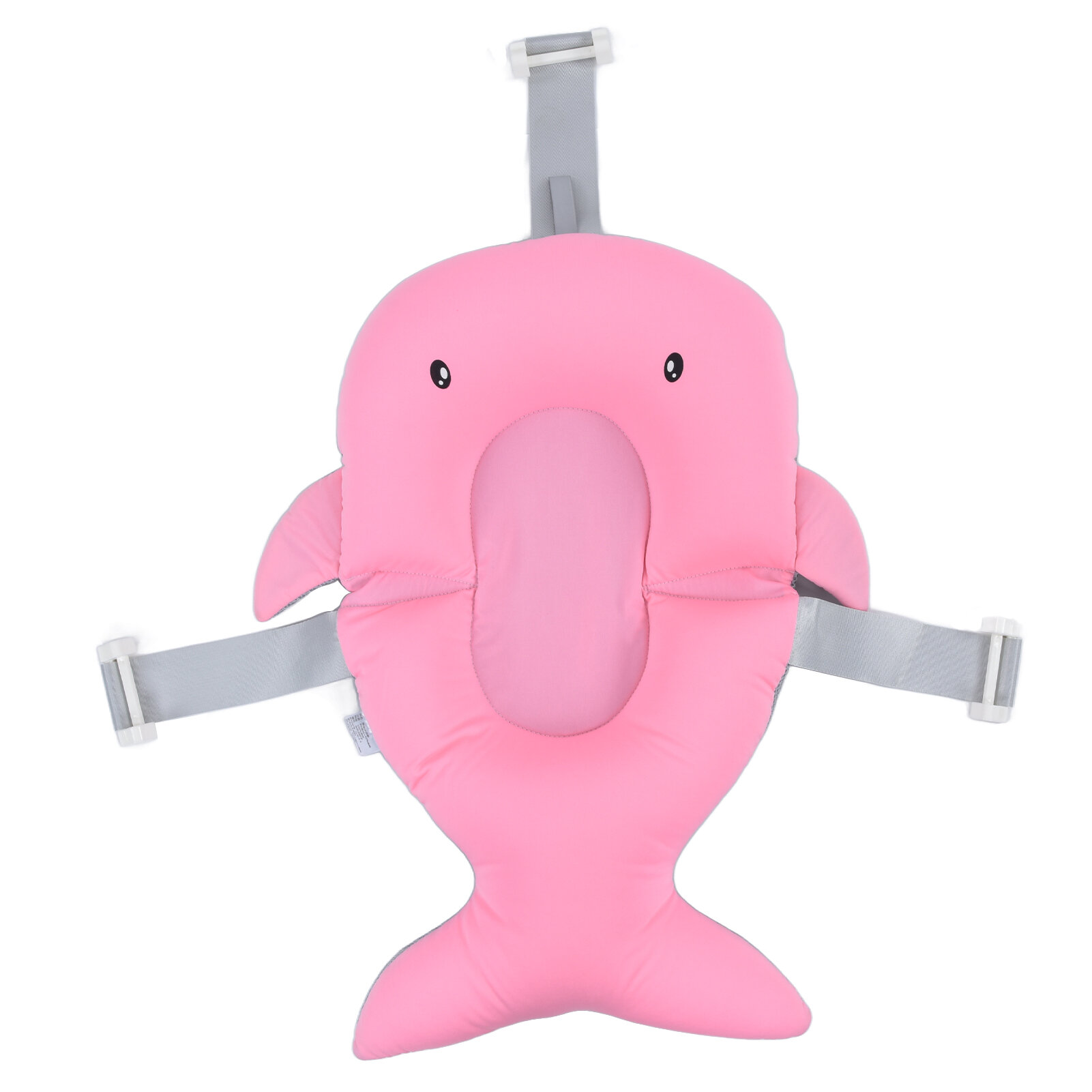 Детская ванночка-ванночка с трехсторонней регулировкой и быстрой сливной системой для новорожденных (0-6 месяцев), розовая.