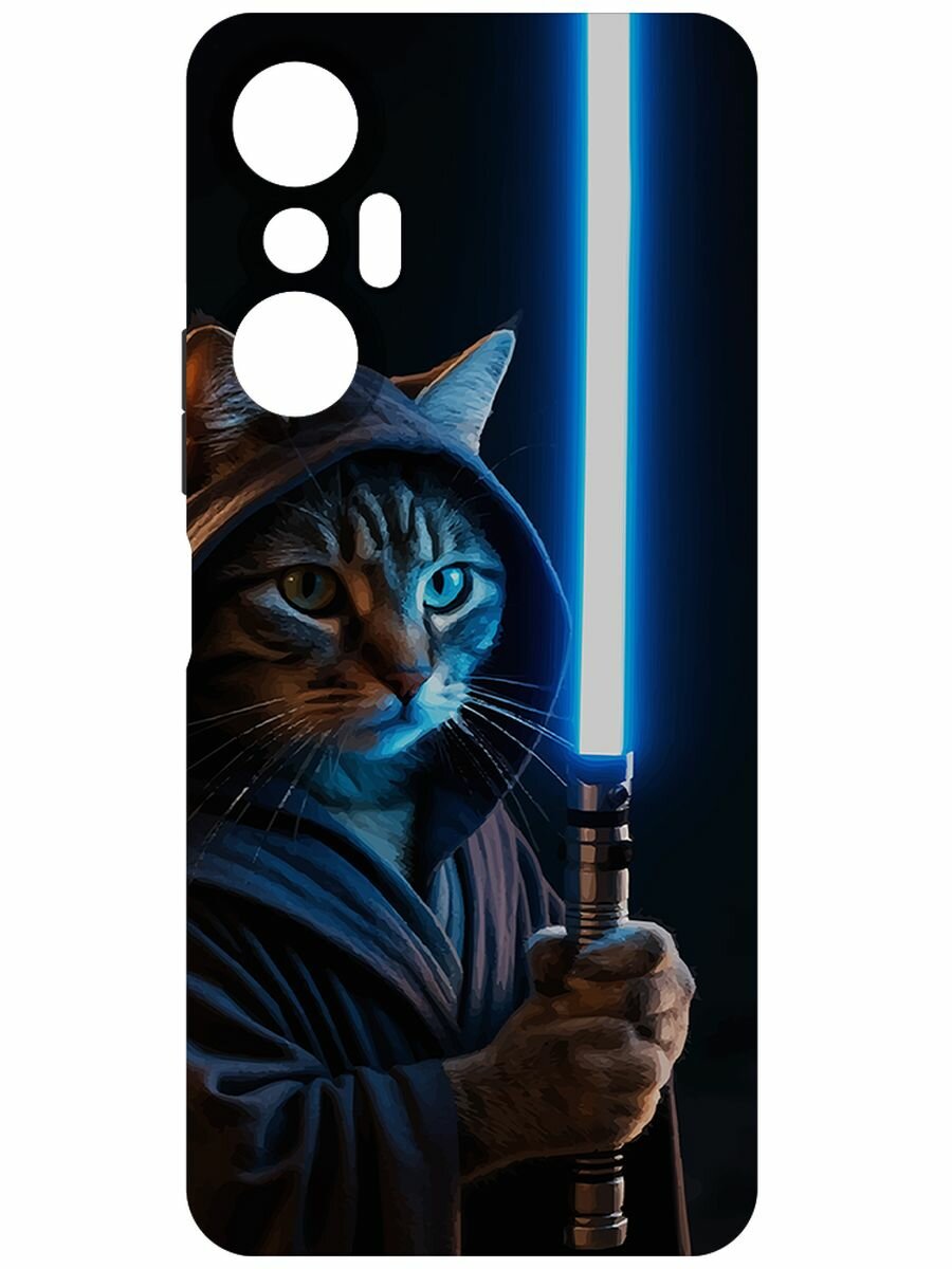 Чехол-накладка Krutoff Soft Case Оби-Ван Котоби для INFINIX Hot 20S черный