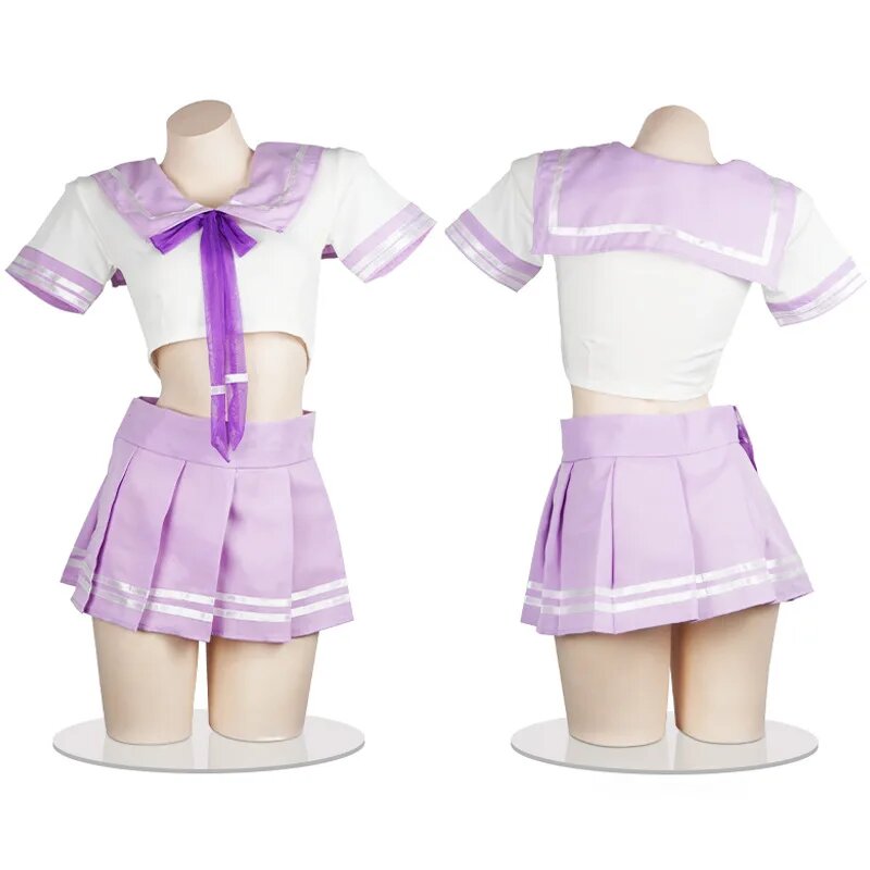 AniLV японская аниме школьная форма морячка полиэстер Сиреневый, 09