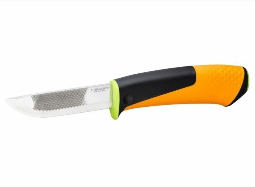 Нож для тяжелых работ с точилкой FISKARS (1023619 )