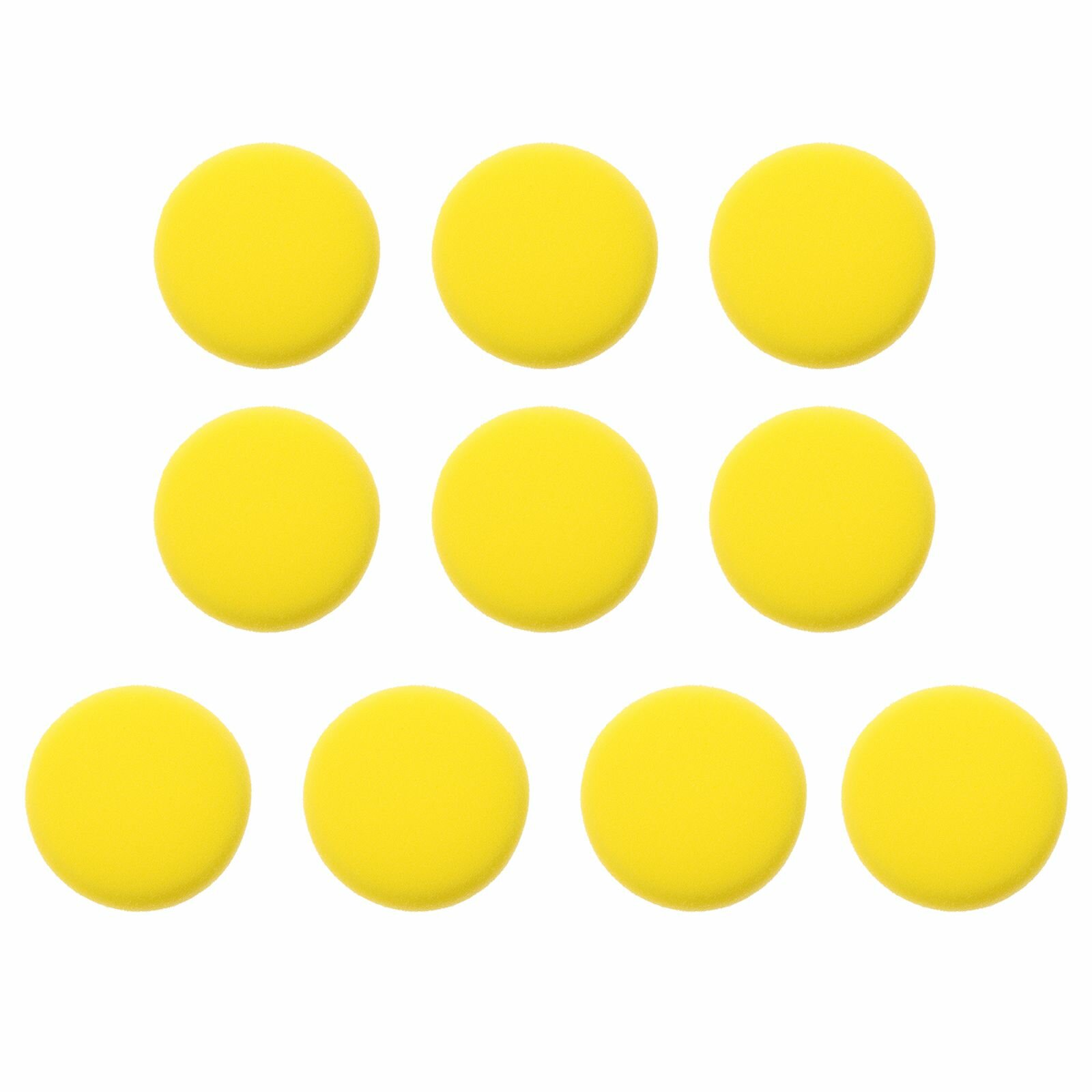 Губки для рисования 10 шт, мягкий поролон для детского творчества и штамповки набор круглых губок для печати, росписи и развивающих поделок