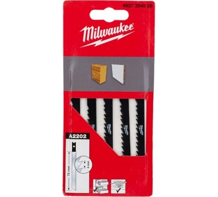 Набор пилок MILWAUKEE A2202 75мм B&D хвостовик U, 5шт