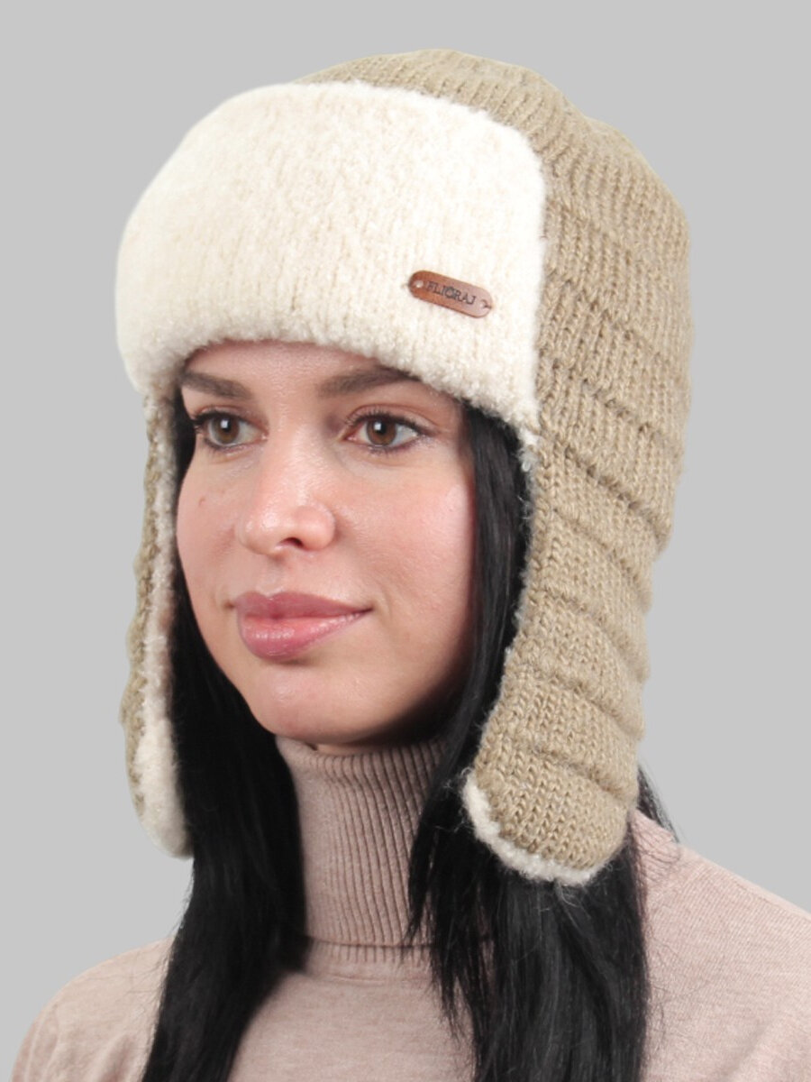 Шапка-ушанка для женщин