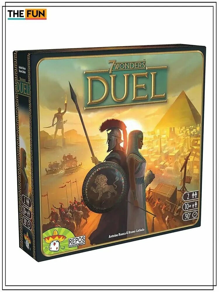 Настольная карточная игра Настольная 7 Wonders Duel Игра (Карточная) Новая версия игры
