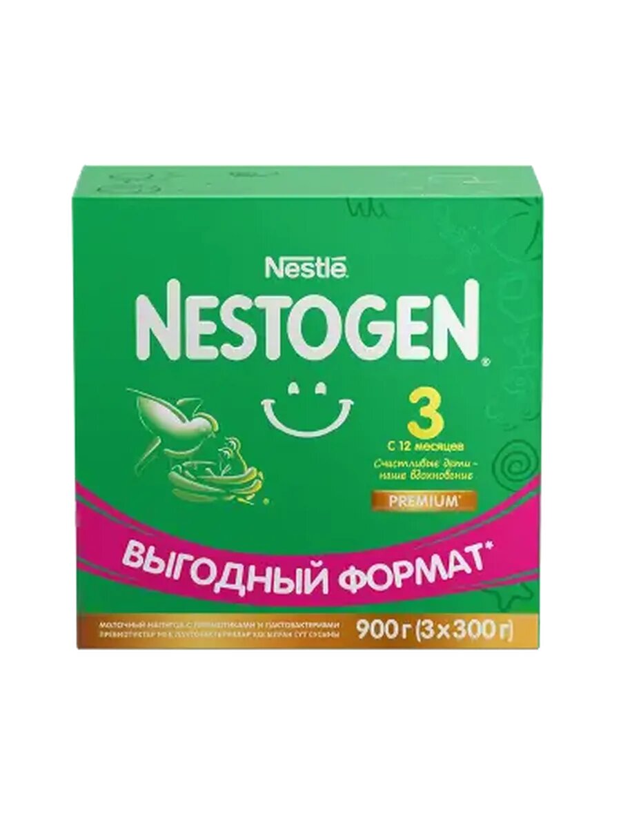 Нестле Нестожен 3 детское молочко 900г