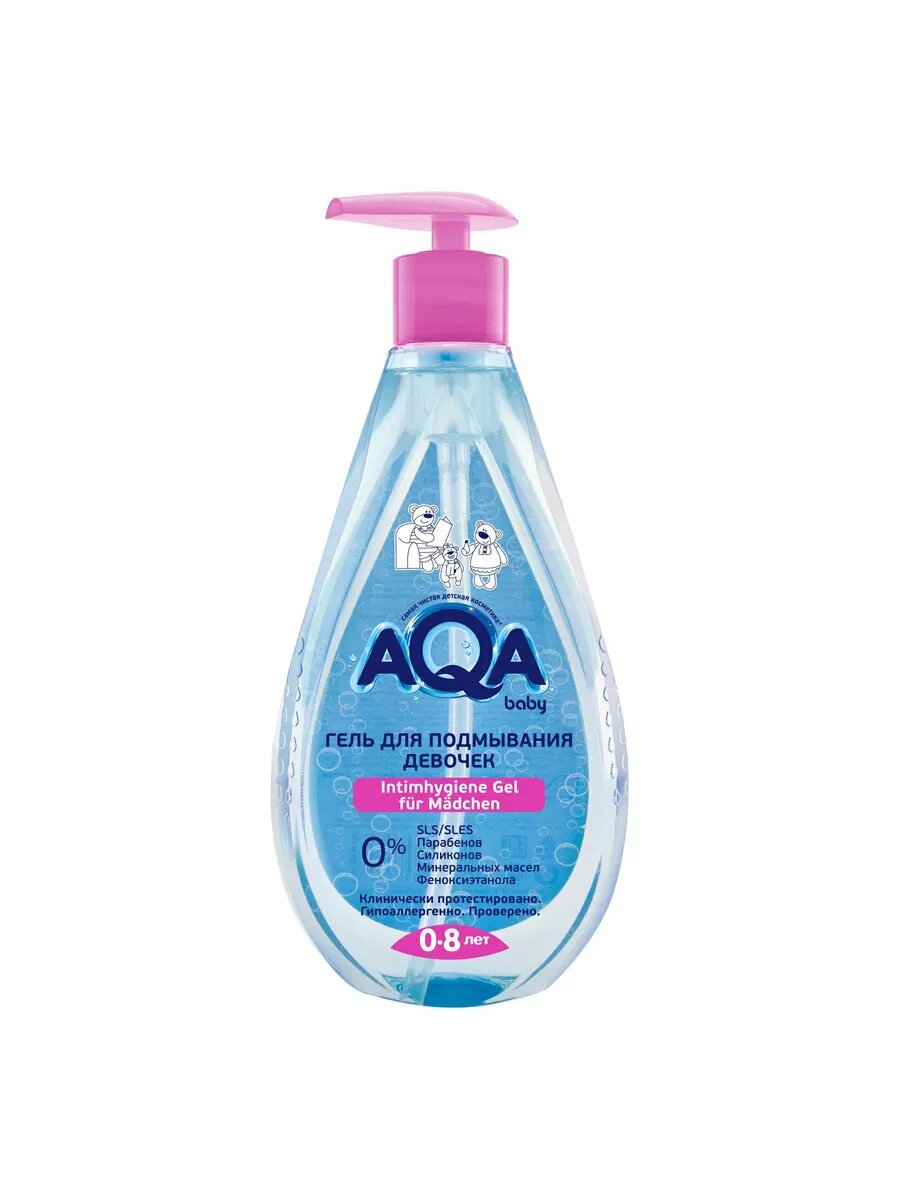 Гель Aqa Baby для подмывания девочек 250 мл