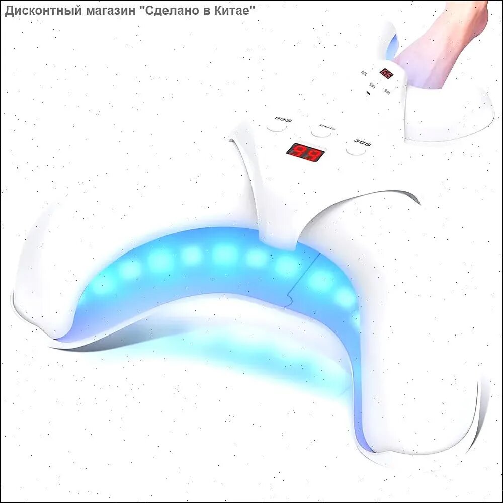 Лазерное инфракрасное устройство для лечения онихомикоза нескольких ногтей на ногах, эффективное и безопасное для домашнего использования.