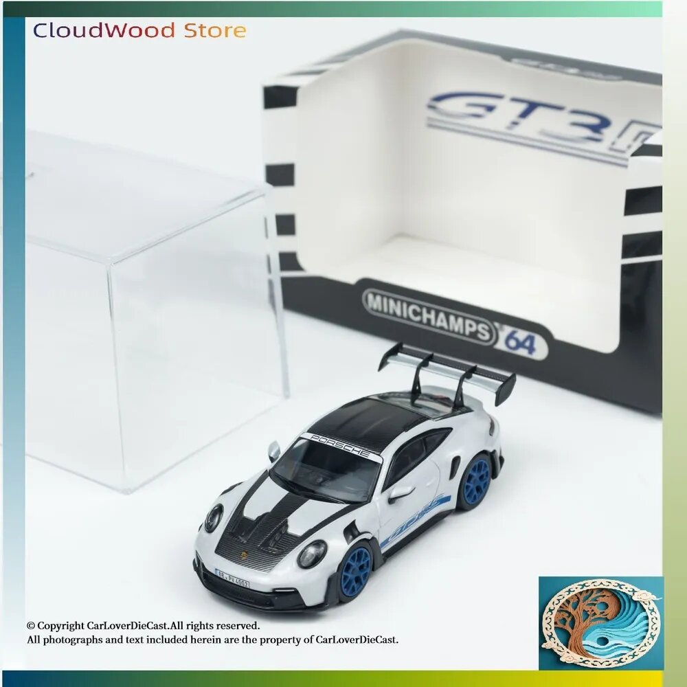 MINICHAMPS Porsche 911 GT3 RS Коллекционный набор,1:64,1 модели: серый, лимитированная серия