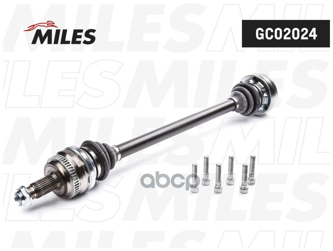 MILES gc02024 (GC02024_MI) привод в сборе BMW (БМВ) e90 / e81 / e87 1.8d-2.5 04- прав.