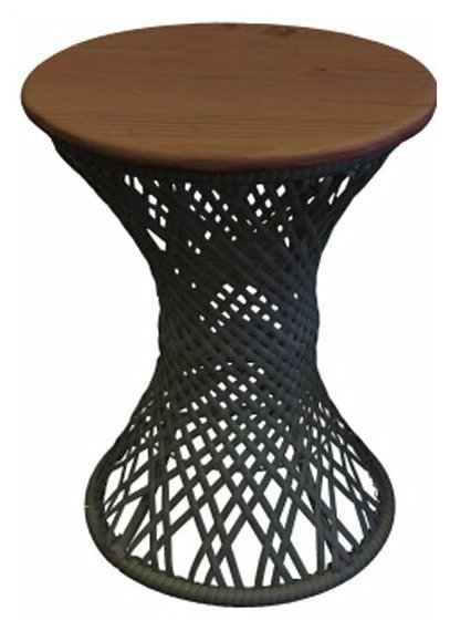 Стол M-group Бонго макси коричневый, диаметр 0,40 м