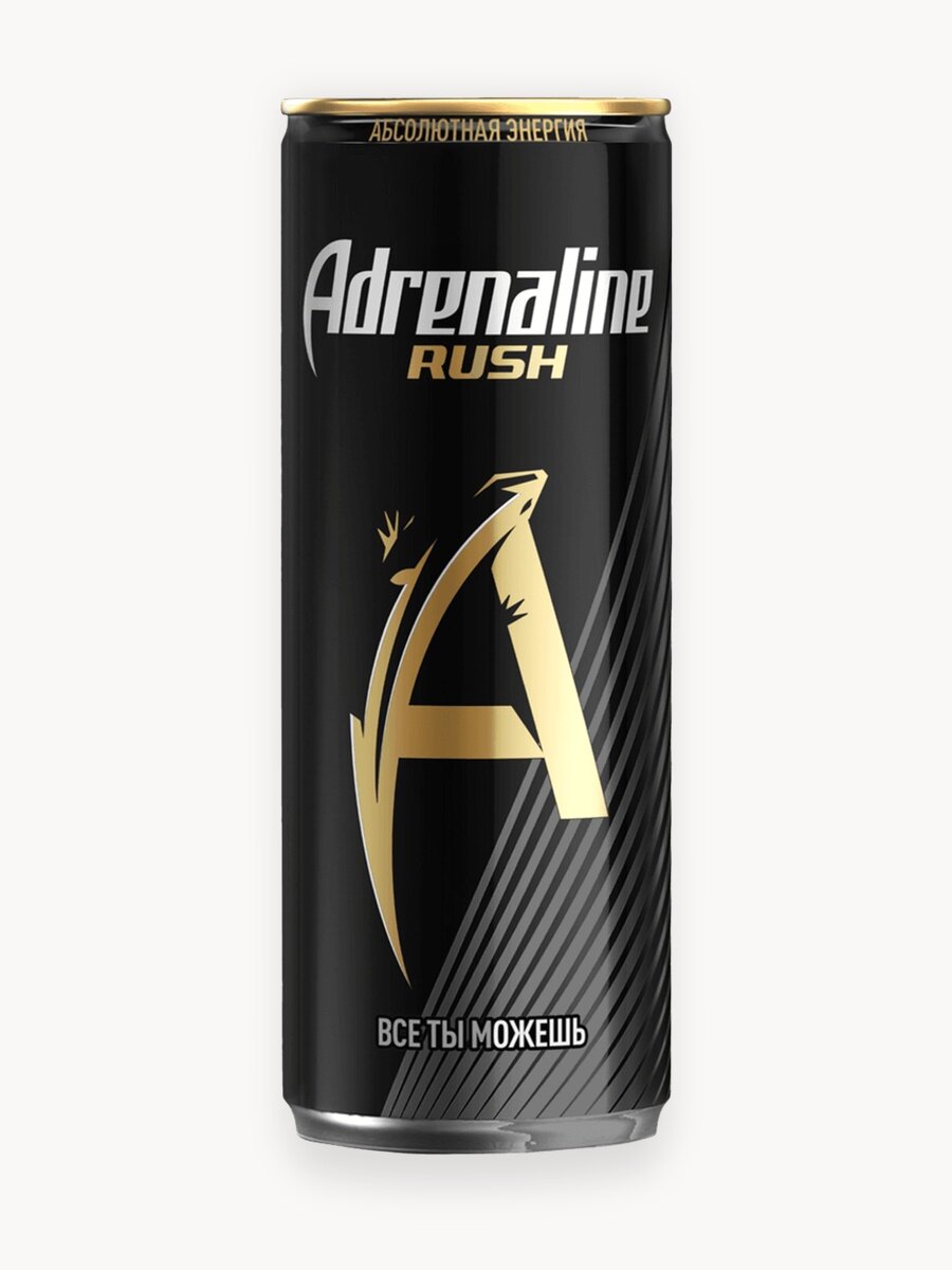 Энергетический напиток "Adrenaline Rush" классический, 0,33 л