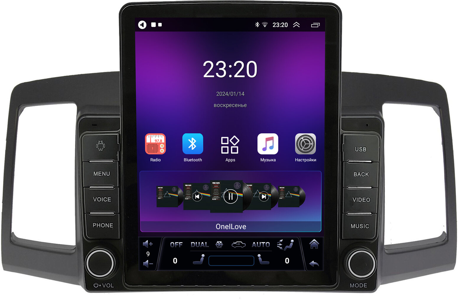 Штатная магнитола Toyota Allion, Premio (T24) 2001-2007 Canbox GTR095-9172 на Android 10 (QLed, 4/64, DSP, CarPlay)