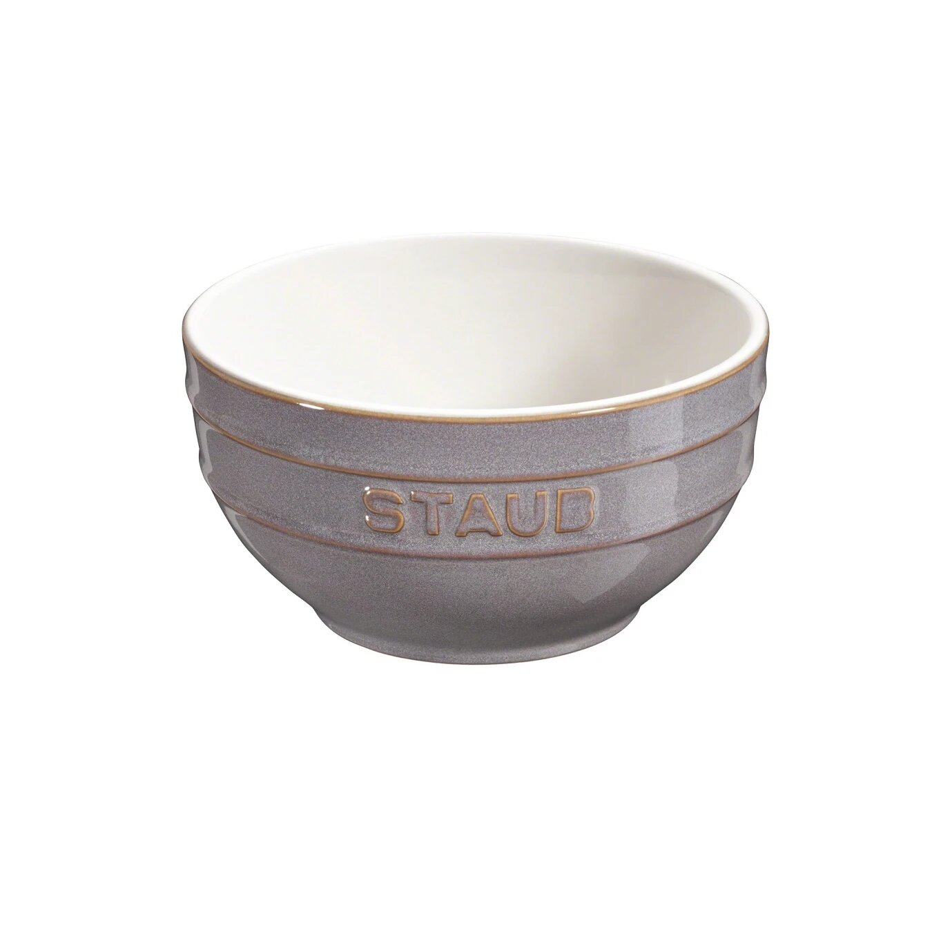 Миска Staub Ceramics 40511-862, античный серый, керамика, 14x8 см