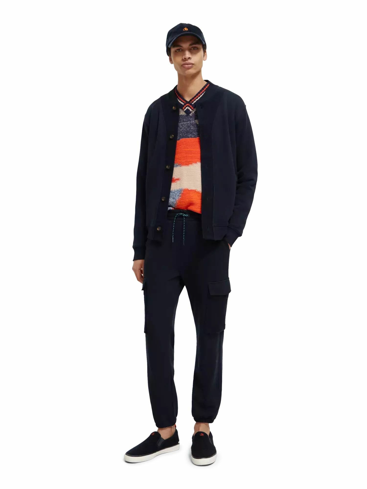 Брюки джоггеры SCOTCH & SODA, размер XXL, синий — фото 1