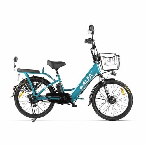 Электробайк GREEN CITY e-Alfa new, 10400mAh, синий [022301-2401]