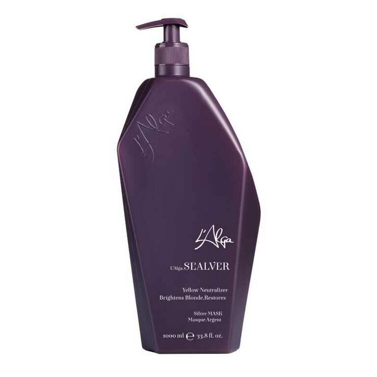 L'alga Sealver Dry & Damaged Hair Mask Маска для нейтрализации желтизны 1000 мл