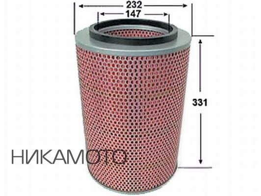 AIKO A-274 Фильтр воздушный HINO Truck, Ranger, ISUZU Forward, NISSAN Condor (1992-)