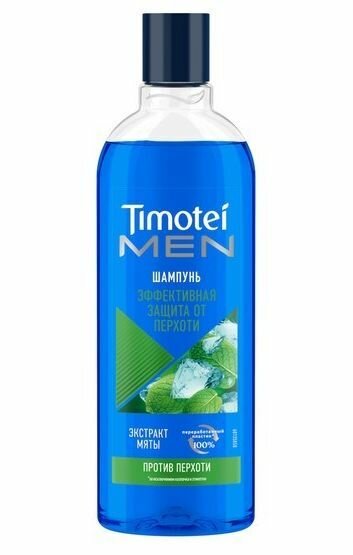 TIMOTEI Шампунь для волос Men Против перхоти,400 мл,1 шт