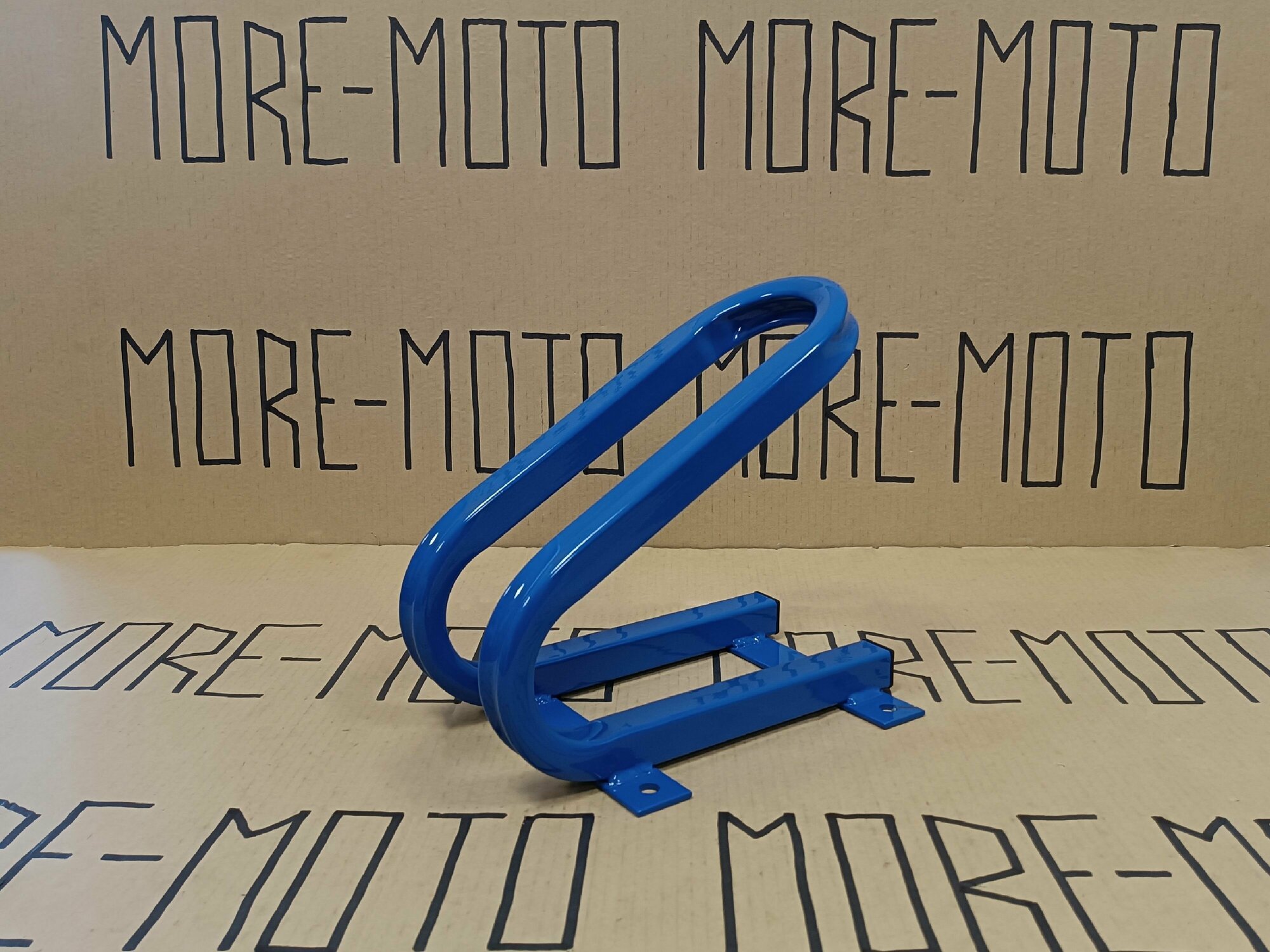 Крепление ловушка для перевозки кроссового эндуро мотоцикла в прицепе Katico K-U01 синий