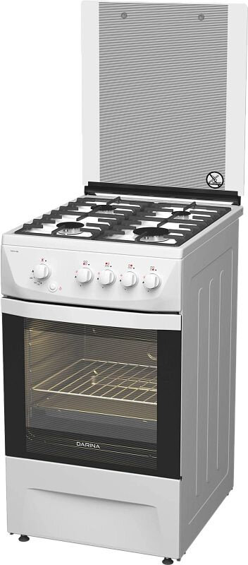 Плита Газовая Darina 1D1 GM 241 008 W белый/черный
