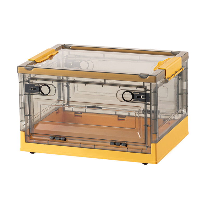 2026 Новейшая большая портативная прозрачная складная коробка для улицы, домашний шкаф для хранения одежды, пылезащитный шкаф, коробка для хранения игрушек и книг