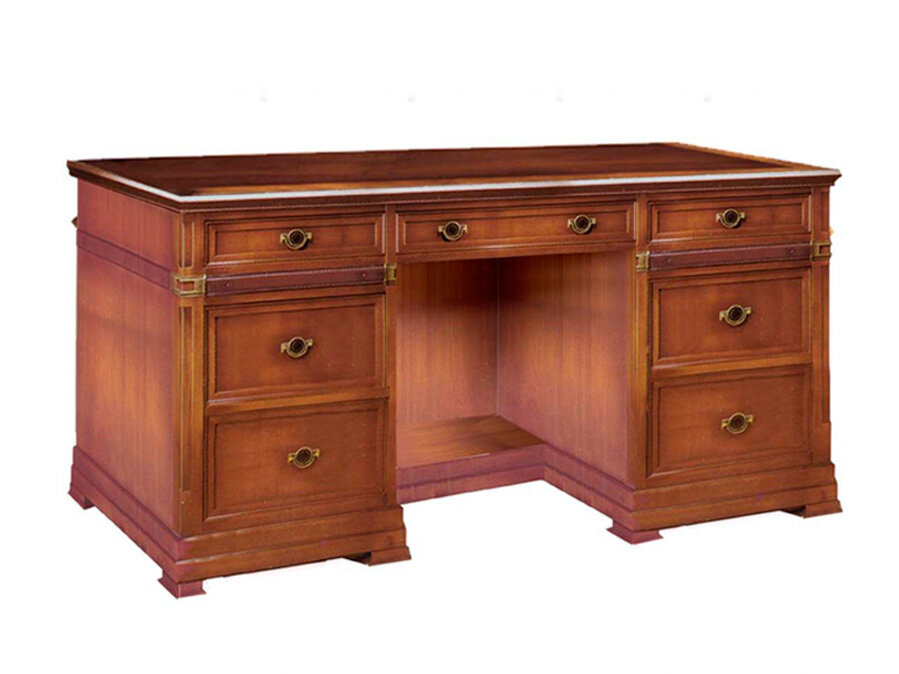 Письменный стол из массива ценных пород, классический, английский. премиум