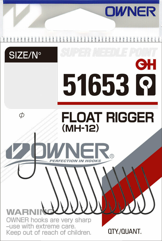 OWNER Крючок Float Rigger MH-12 BC №12 13шт