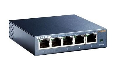 Коммутатор TP-Link TL-SG105 неуправляемый, 5x10/100/1000BASE-T