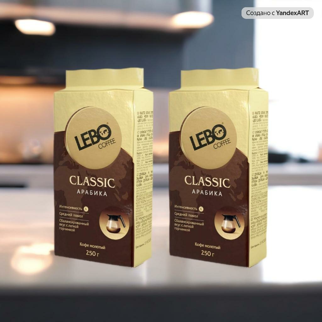 Lebo Кофе молотый Classic, 250 г, 2 уп