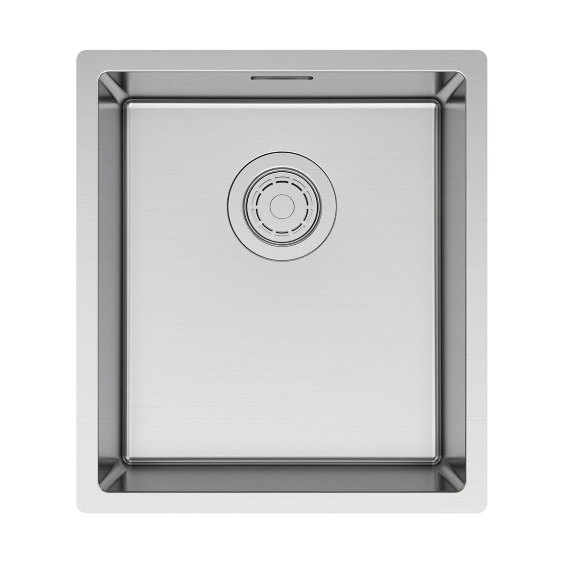 Кухонная мойка Paulmark YUNI 39 UNI YU39-BS брашированная сталь Нержавеющая сталь