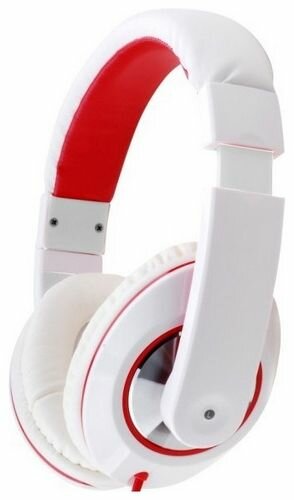 Наушники с микрофоном Gembird MHS-780, c регулятором громкости, белый