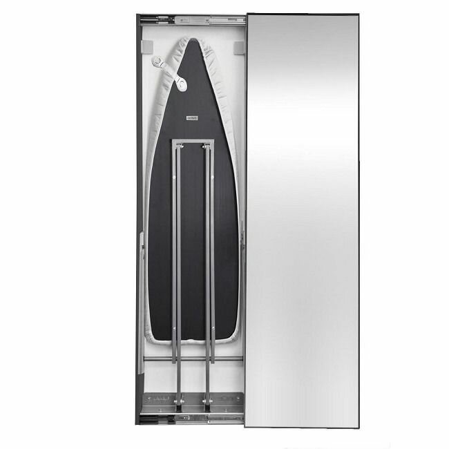 Настенный шкаф-купе с встроенной гладильной доской Табула L купе (правая), венге