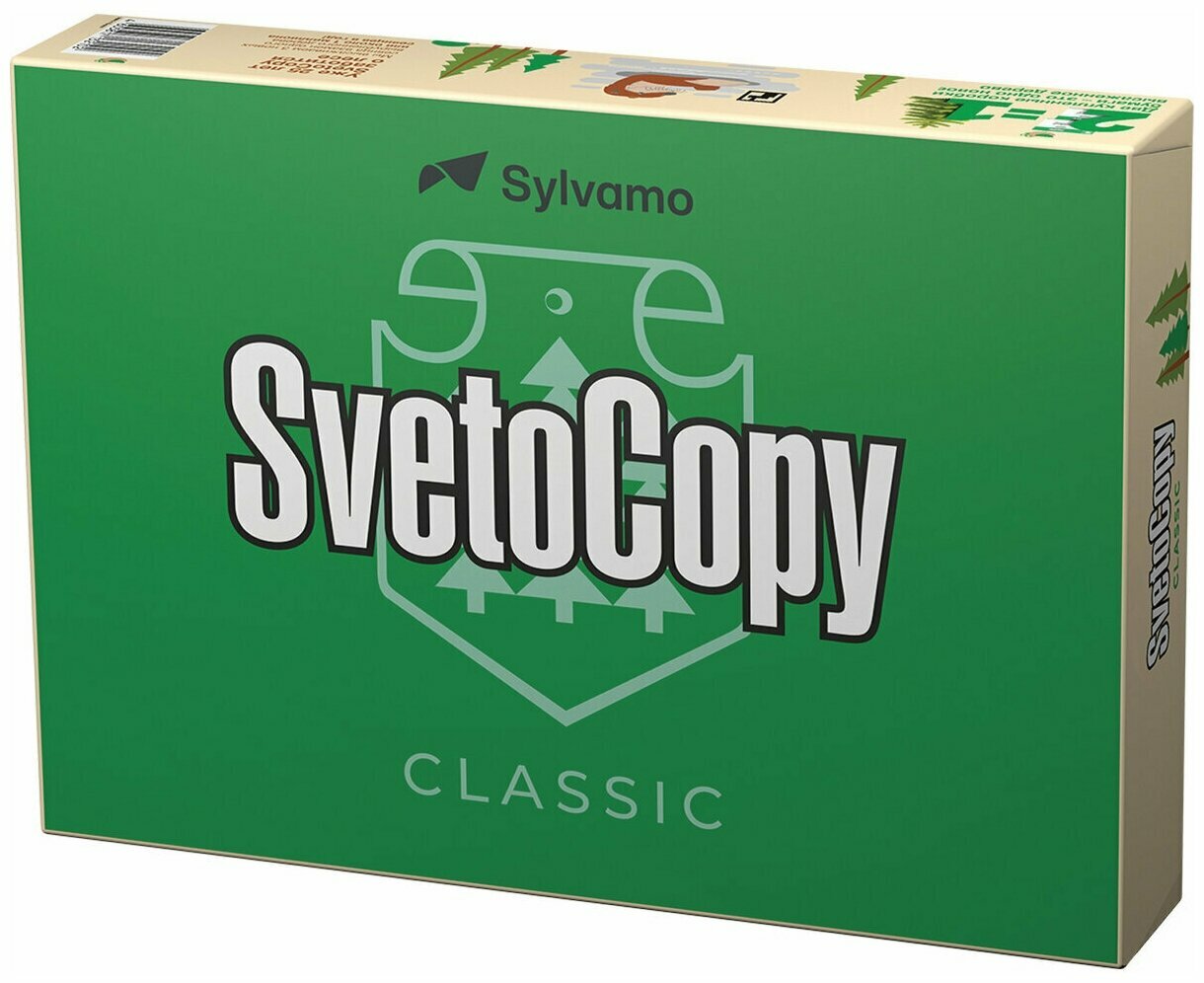 ABC Бумага офисная SvetoCopy Classic (A4, 80г/кв. м, 500л.) (5шт./уп.)